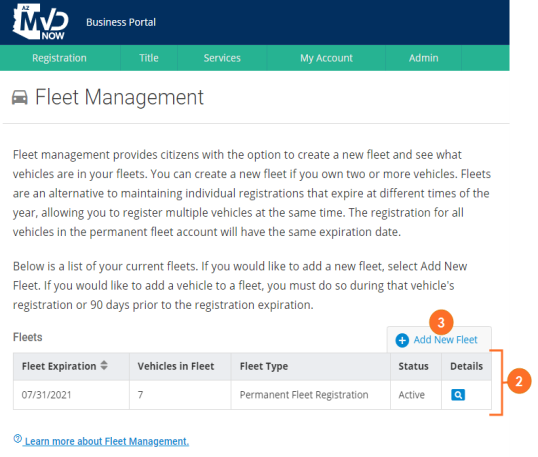 Managing Fleets In AZ MVD Now